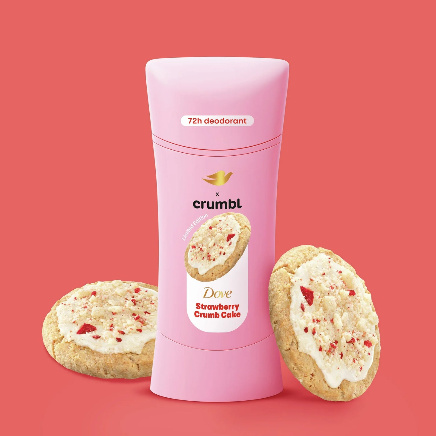 Dove x Crumbl - Strawberry Crumb Cake (Preorden) – glowzilla